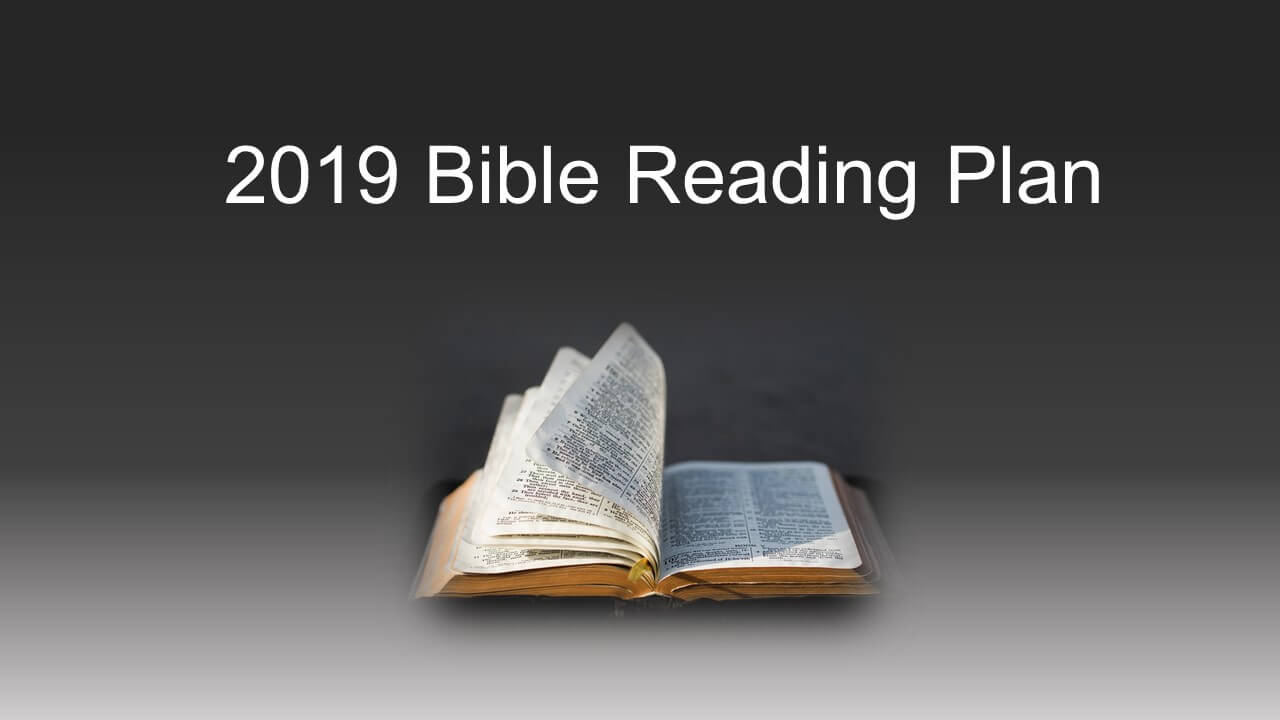Bible reading 2019 slide 2 - Our Savior Lutheran Church & School